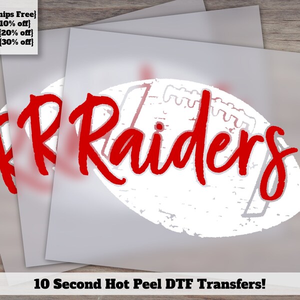 Raiders Dtf Transfer - Etsy