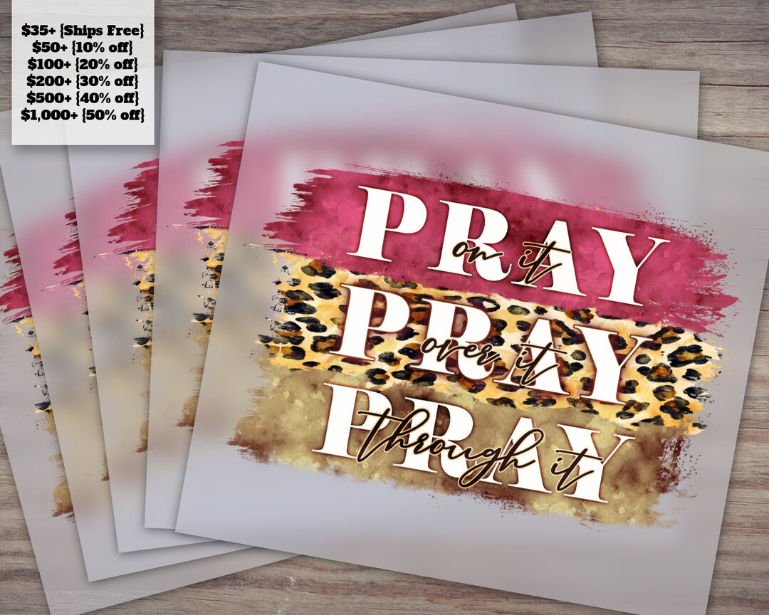 Modern Boho Pray Graphic Design Ready for Press, Heat Transfer, DTF ...