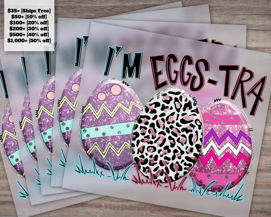Easter Sublimation Transfers: Dtf, Heat, Image, and T-shirt Transfer ...