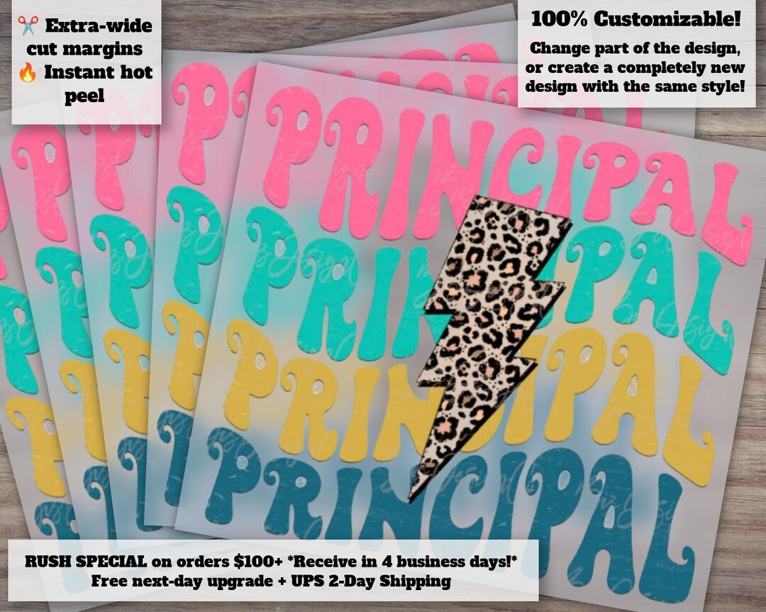 Leopard Principal Designs for Back to School Teacher Shirts ...