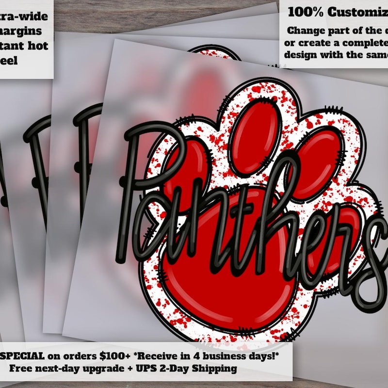 Red Hand Ready to Press - Etsy