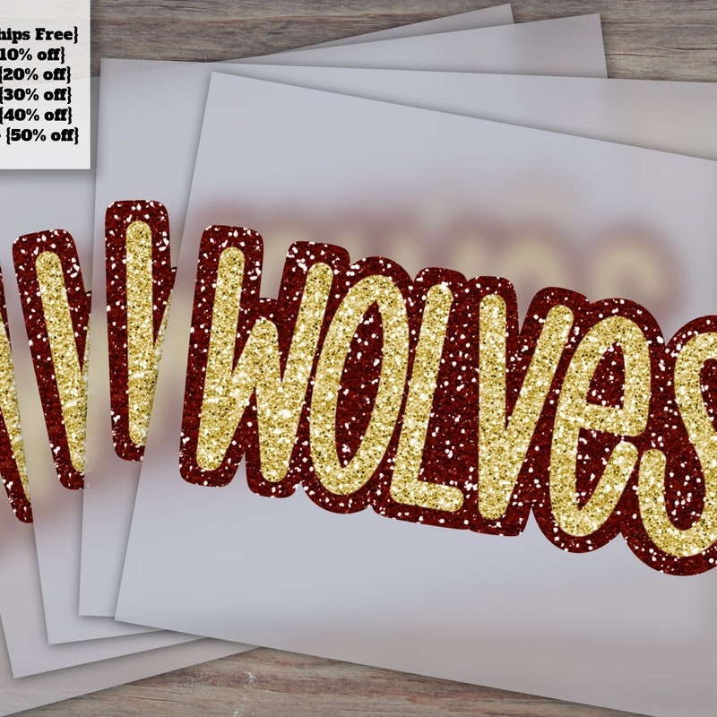 Wolf Applique - Etsy