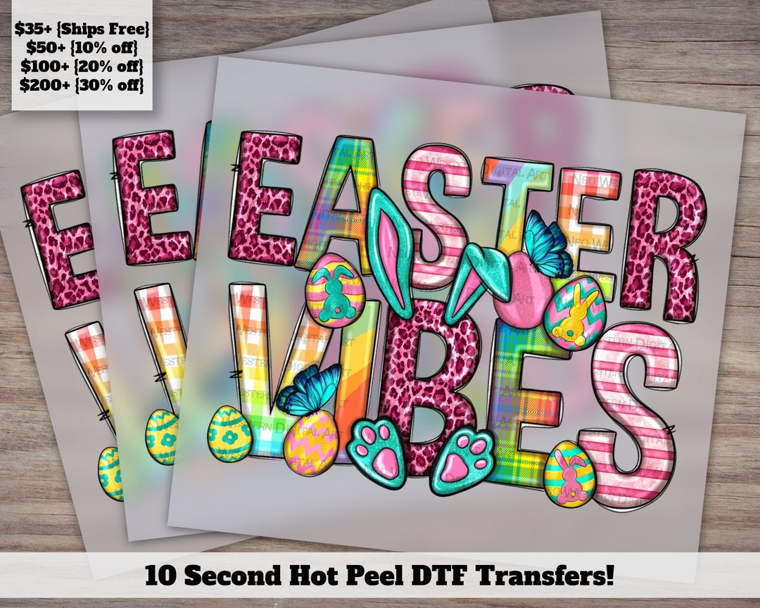 Get Ready for Easter With Dtf Transfer Designs: Western - Etsy
