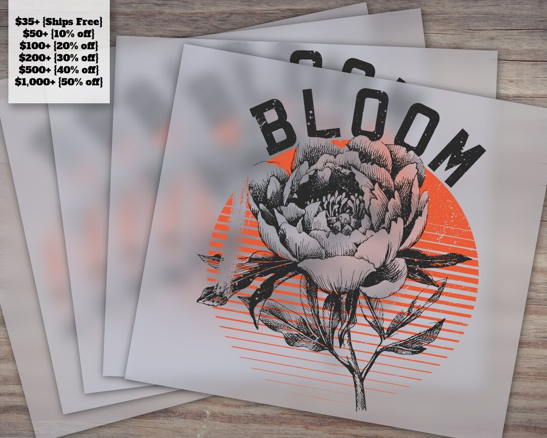 Retro Bloom Shirt Design, Vintage Sublimation Press Ready, Heat ...