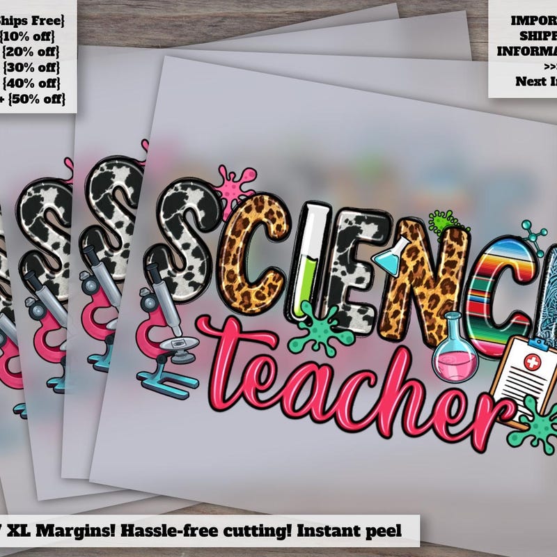 Science Teacher - Etsy