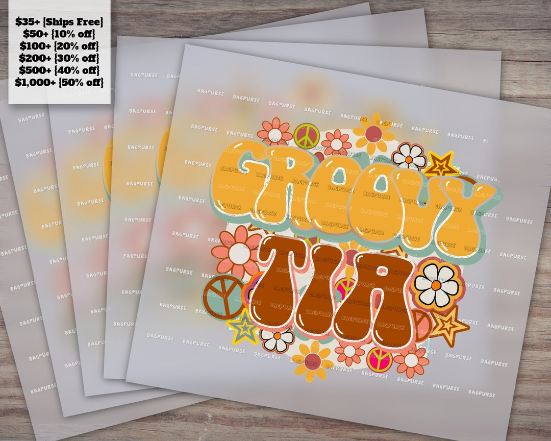 Retro Tia Design, Aunt-themed Artwork, Ready-to-press Heat Transfer ...