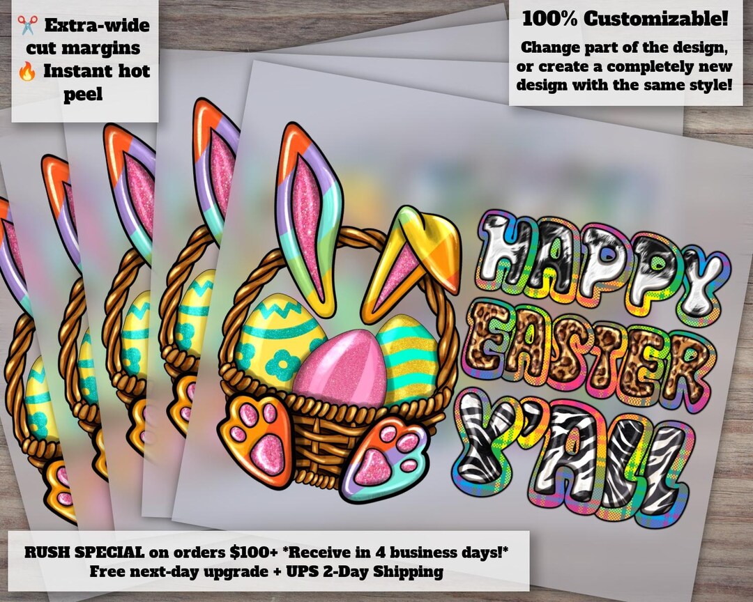 Get Your Easter Designs: Dtf Transfers, Heat Transfer, DTF Transfers ...