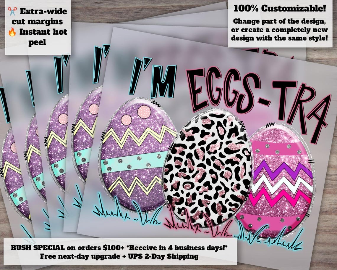 Easter Sublimation Transfers: Dtf, Heat, Image, and T-shirt Transfer ...