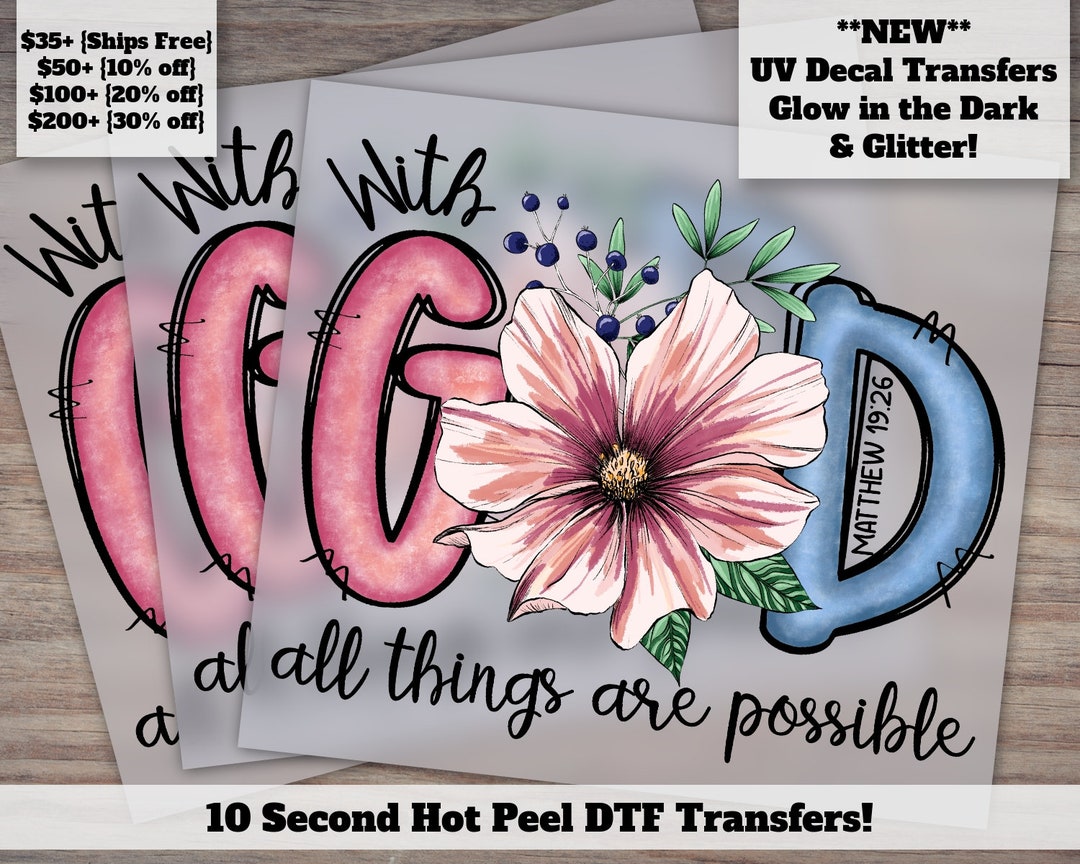 Christian Sunflower Design With God All Things Are Possible - Etsy