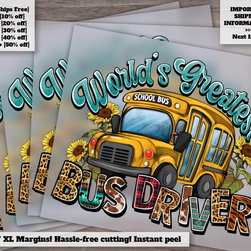 School Bus Decal - Etsy