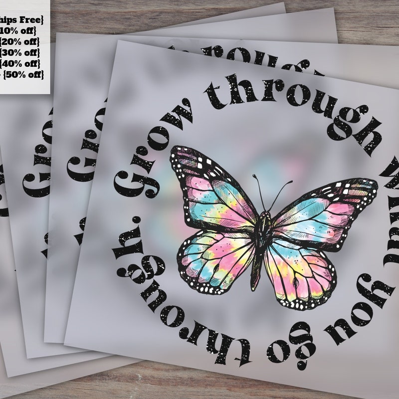 Butterfly Transfer - Etsy