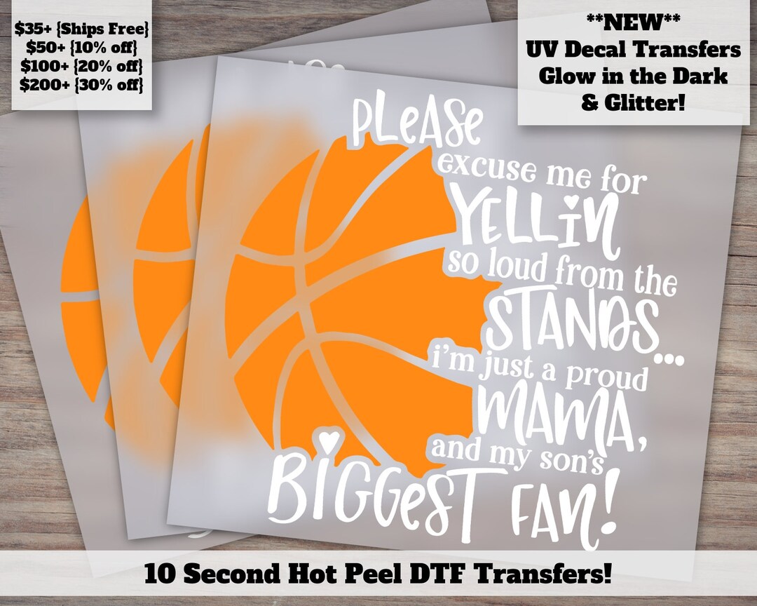 Custom Basketball Mom Dtf Print, Dtf Transfer, Screen Print Transfer ...
