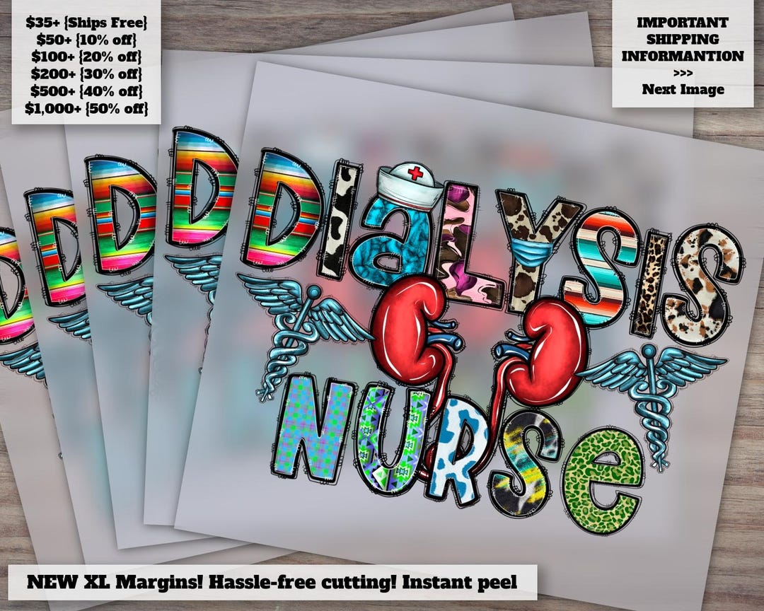 Dialysis Nurse Dtf, Nurse Dtf, Western Dtf, Cowhide, Dialysis Dtf ...