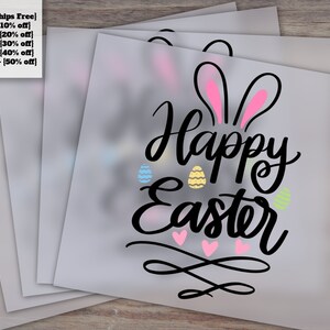 Easter Bunny DTF Designs, Kids and Family Easter Shirts, Cricut and ...