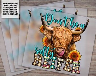 Cow Junkie Ready to Press Transfers Direct to Film Transfers ...