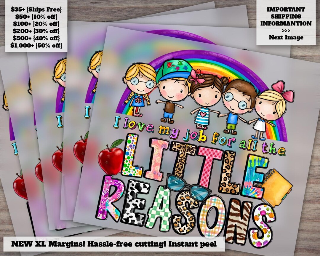 Teacher Appreciation Retro Digital Design - Ready-to-press for Daycare ...