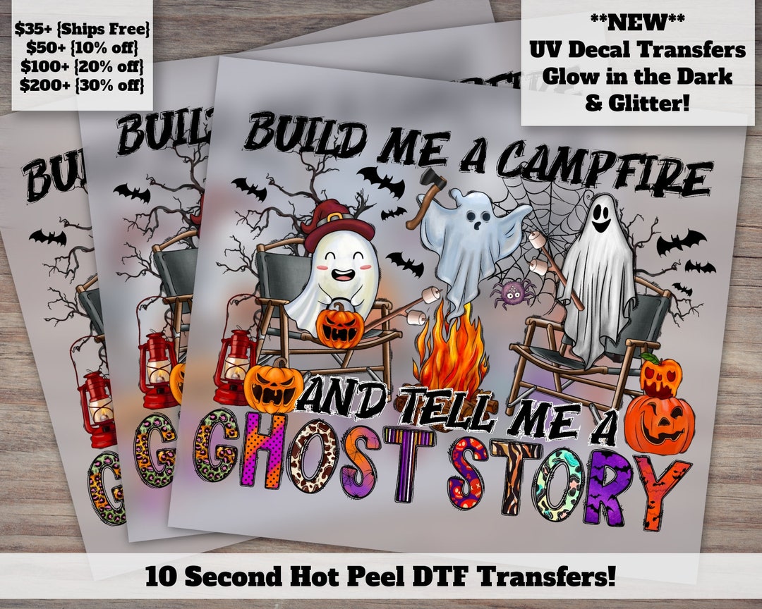 Campfire Ghost Story Design Halloween Fall Spooky Boo - Etsy