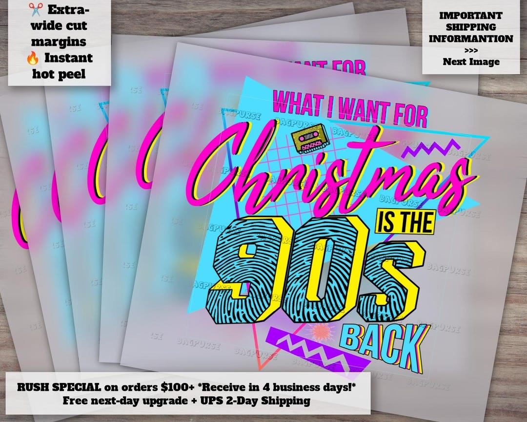 90s Retro Christmas Design, Bring Back the 90s, Nostalgic Christmas Art ...