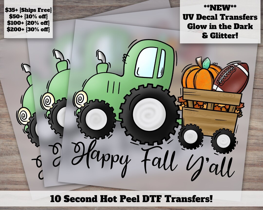 Fall Tractor and Kids Autumn Designs Thanksgiving and - Etsy