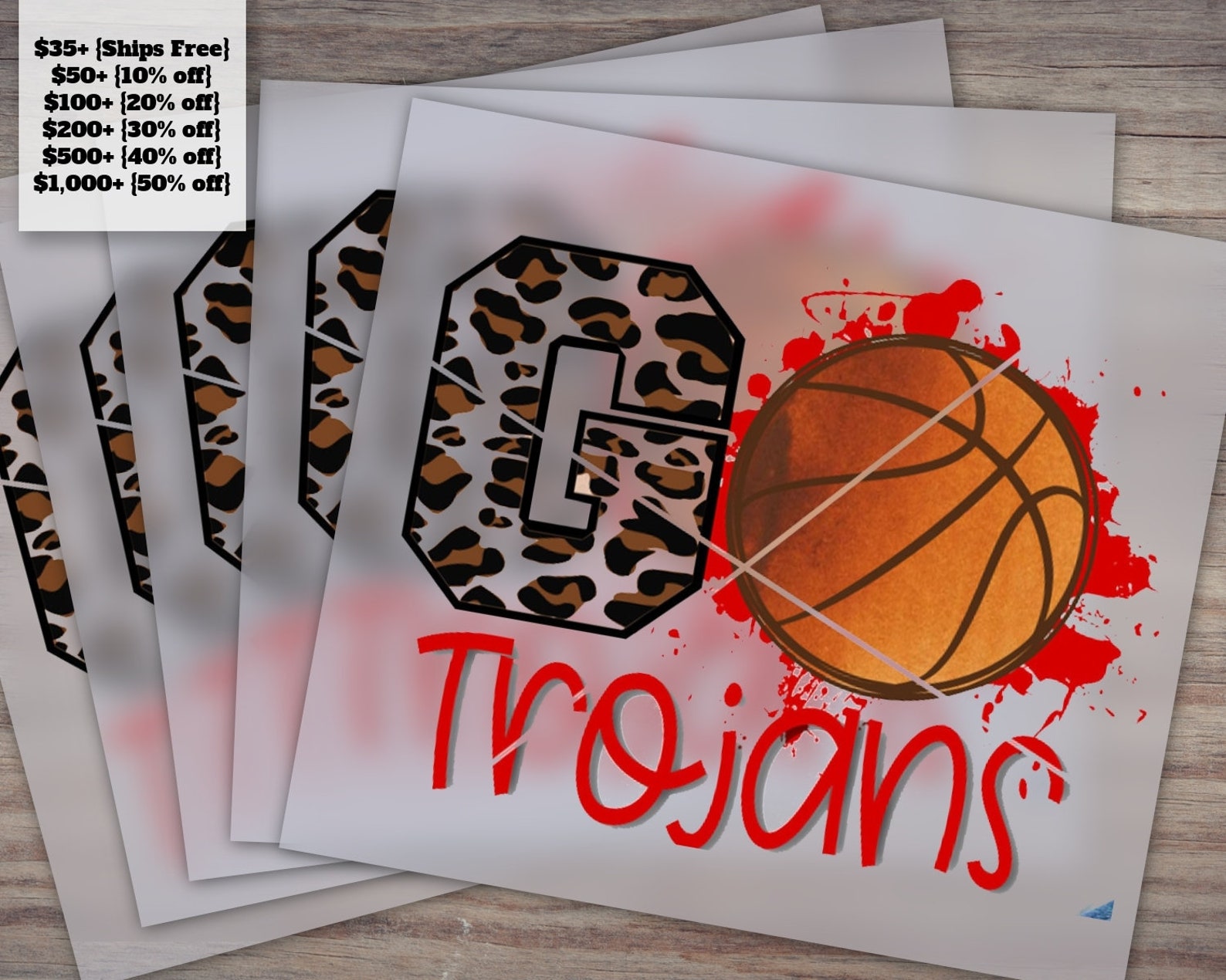 Trojans Basketball Design for Heat Transfer and DTF Ready to Press File ...