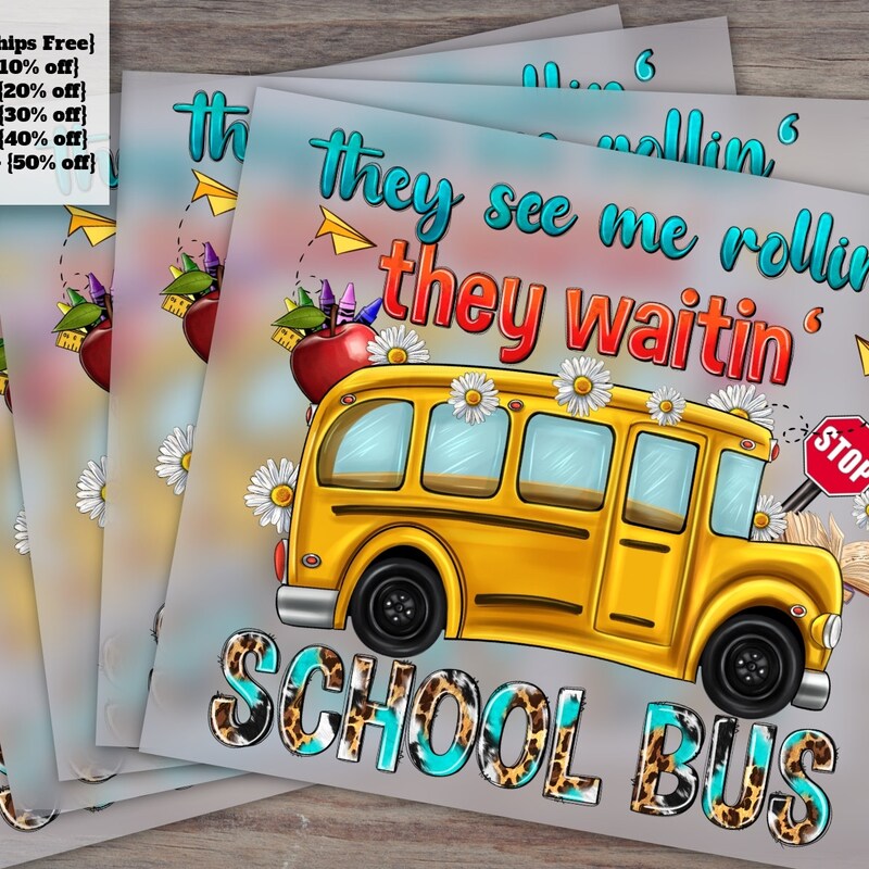 School Bus Decal - Etsy