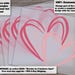 Valentine's Heart DTF Transfer, Love Hearts DTF Print, Combined Hearts ...