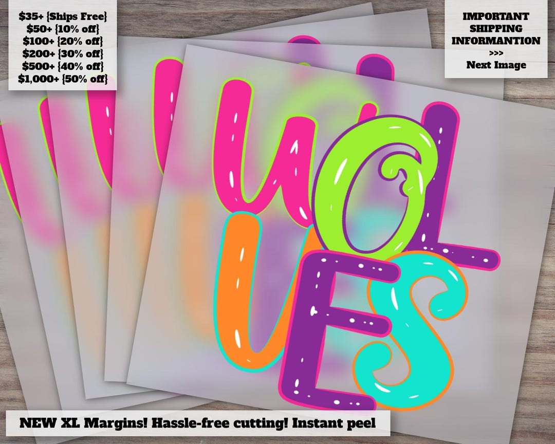 Neon Wolves Design for Heat Transfer and DTF | Retro Wolves Mascot ...