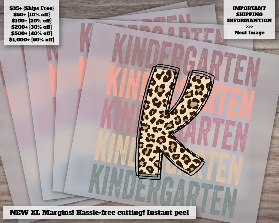 Kindergarten Cheetah Leopard Back-to-school Teacher Design - Ready to ...