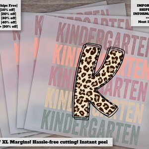 Kindergarten Cheetah Leopard Back-to-school Teacher Design - Ready to ...