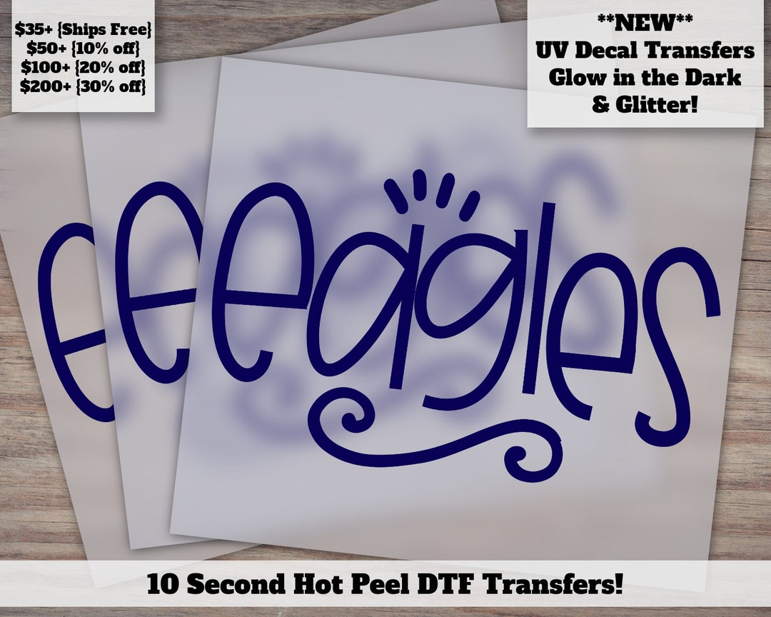 Custom Dtf Print: Ready to Press Eagle Dtf Transfers for - Etsy
