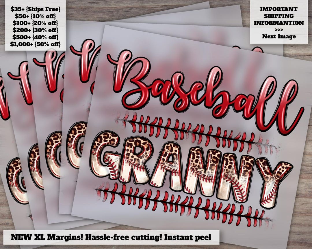 Baseball Granny Design for Heat Transfer | Sport Granny Game Day ...