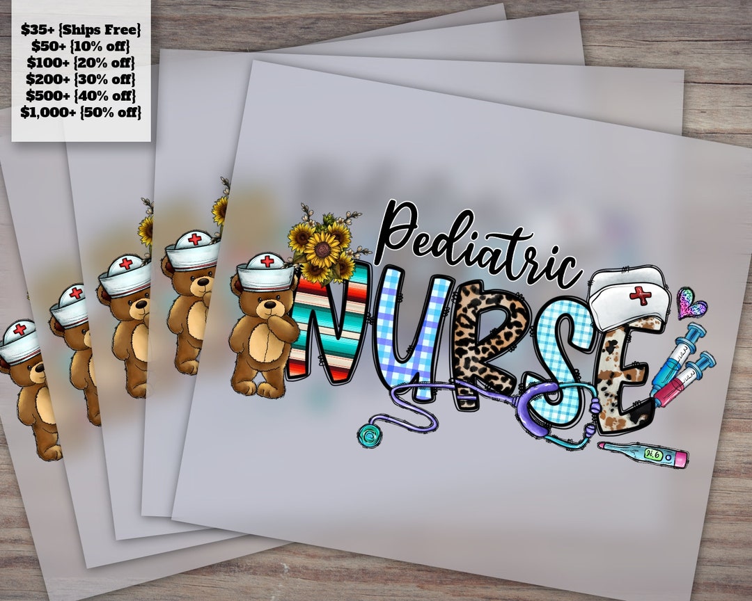 Pediatric Nurse Design, Nurse Life Art, Files for Cricut, Nursing ...