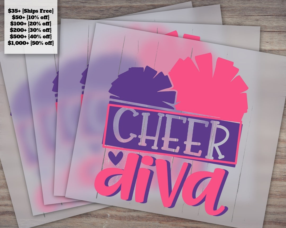 Cheer Diva Cutting Files for Silhouette Cameo Cricut Cheerleading Mom ...