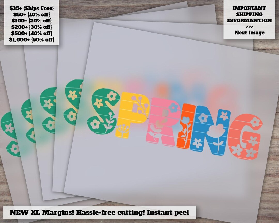 Spring DTF Commercial Use Cut File | Ready-to-press Easter Quotes ...