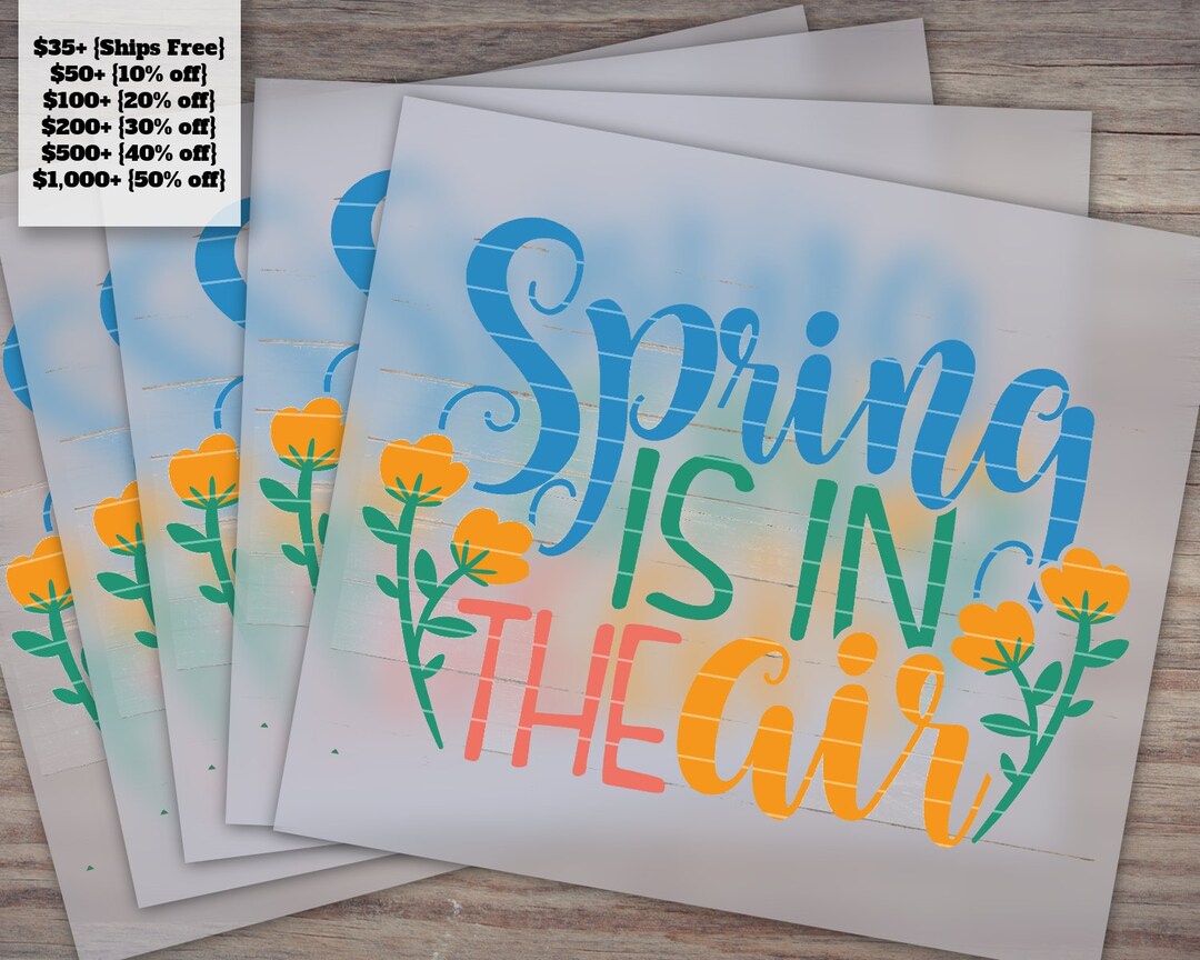 Spring DTF Cut File for Commercial Use Easter Heat Transfer Ready-to ...