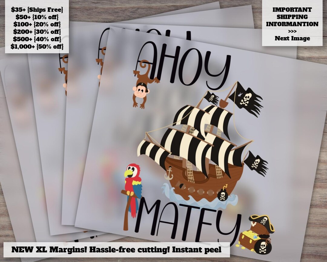 Pirate Themed, Baby Boy Sublimation Designs, Baby and Kid Ready-to ...