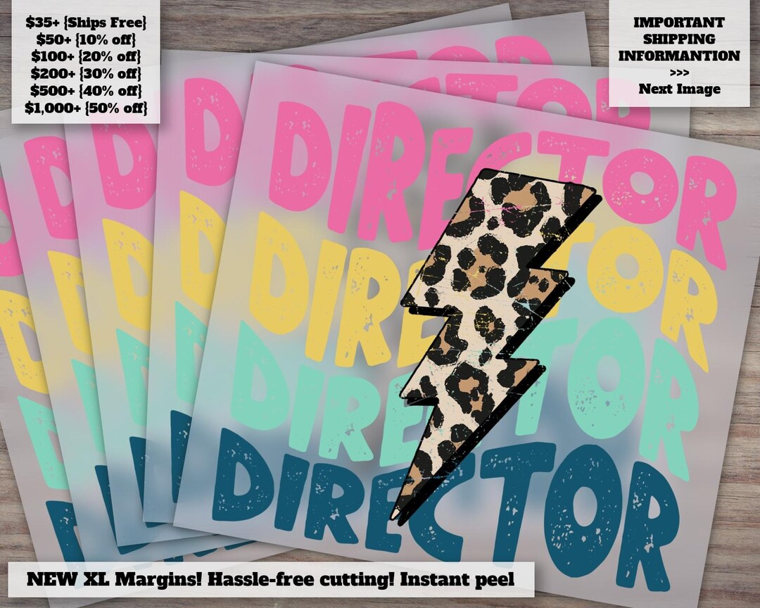 Back to School Director Squad, First Day School Ready-to-press, Heat ...