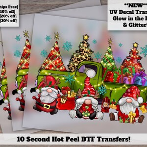 Christmas Gnomes and Truck Heat Press Design Ready-to-print - Etsy