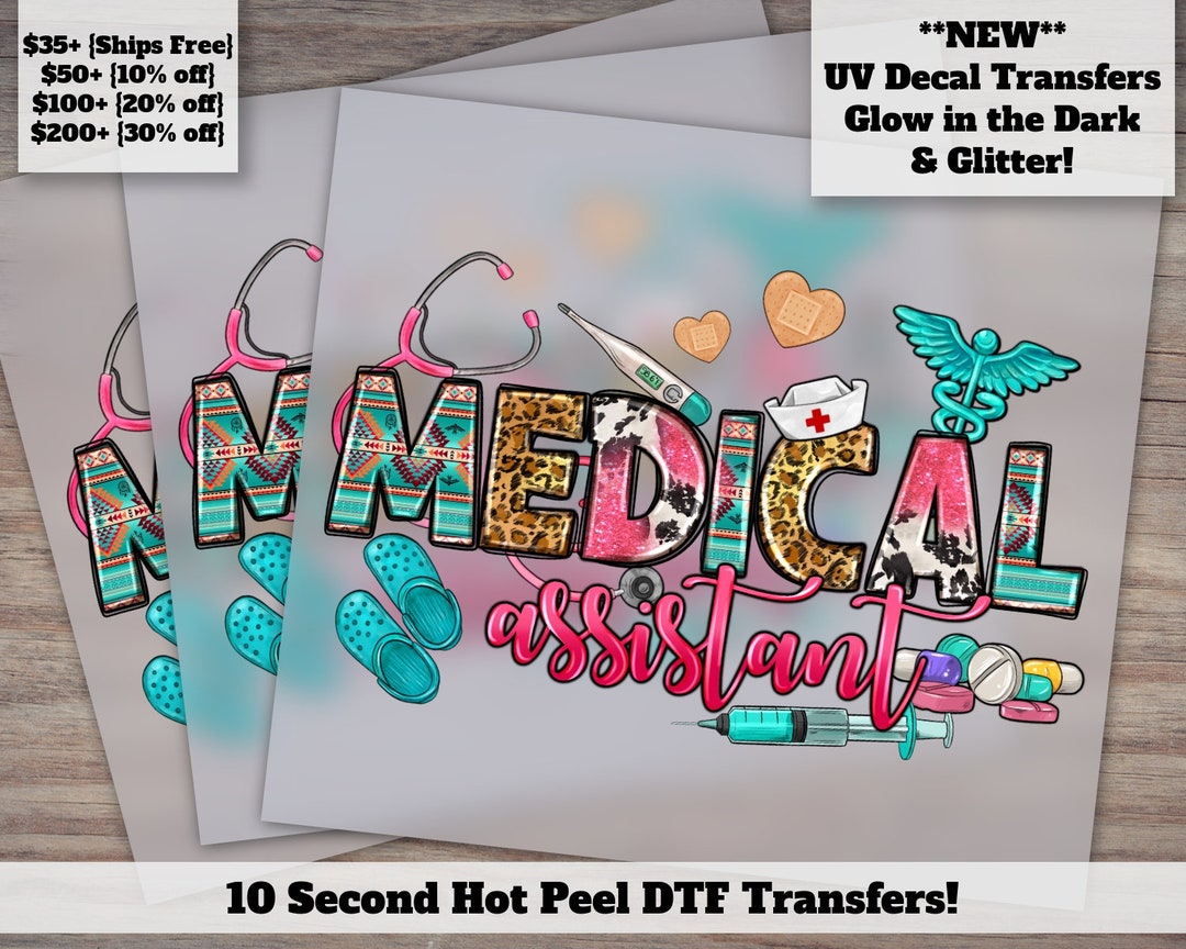 Western Medical Assistant Design Nurse Life Art Ready to - Etsy