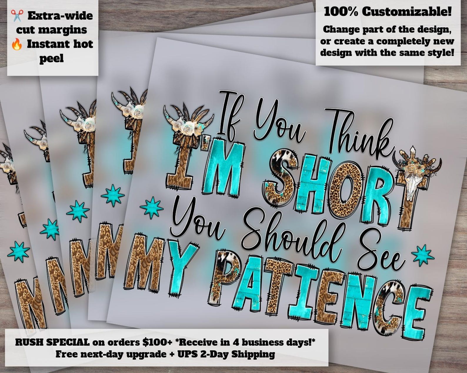 Short Patience Sarcastic Quote - Fun Humor Saying Design - Ready to ...