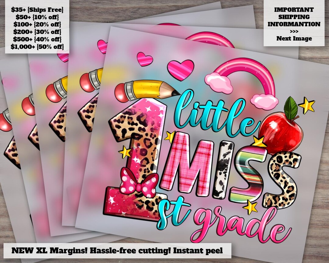 Little Miss First Grade Design | 1st Grade Graduation | Back to School ...