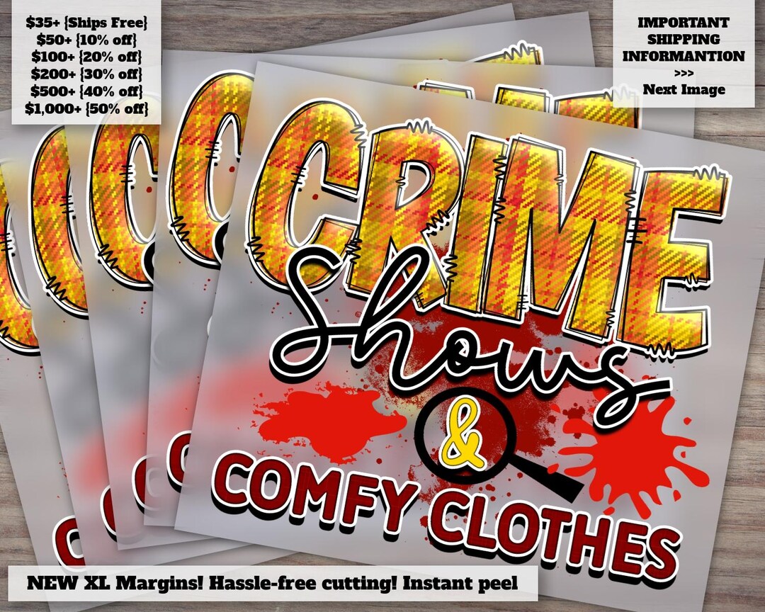 True Crime Junkie Ready-to-press Shirt Design | Comfy Clothes Theme ...