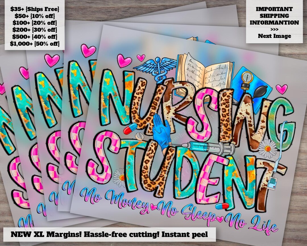 Nursing Student Design | Nurse Life | Back to School | Heat Transfer ...