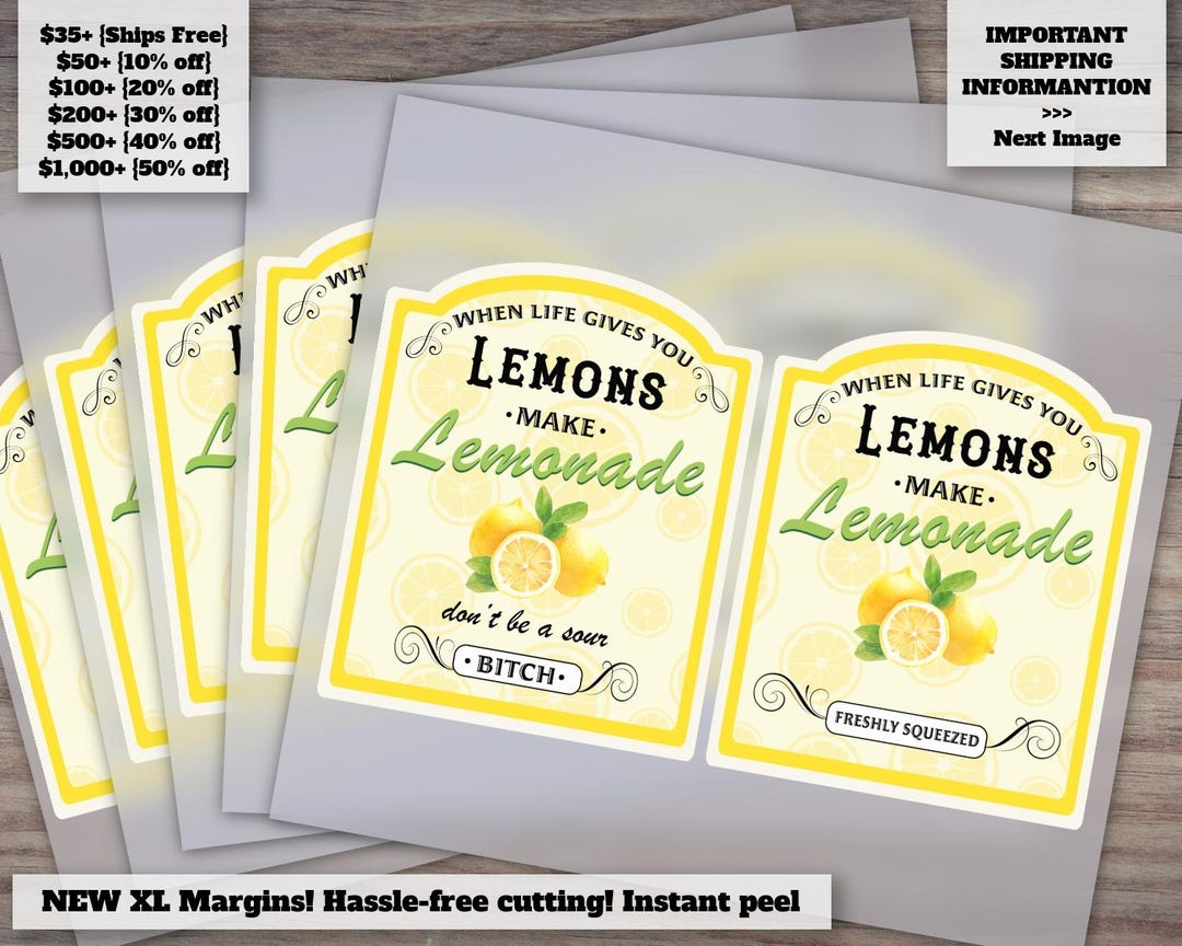 Freshly Squeezed Lemonade: Custom DTF Print, DTF Transfer, Screen Print ...