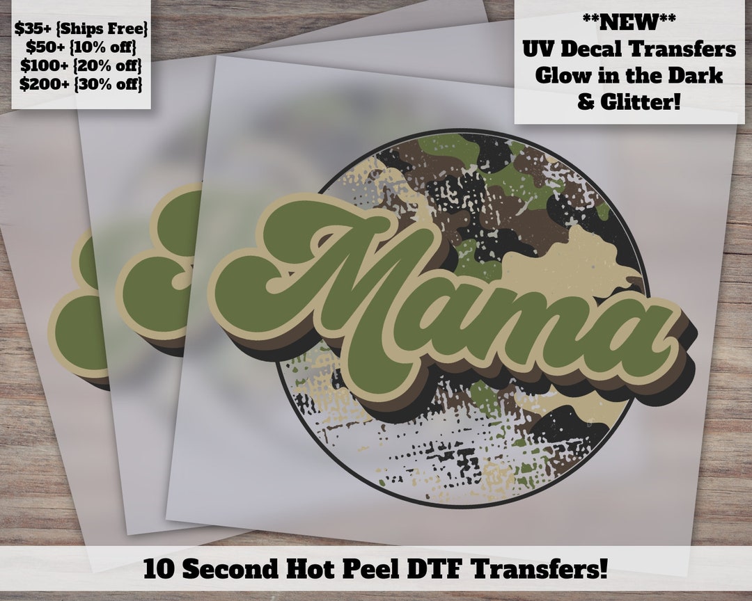 Mama Dtf, Retro Digital Transfer Print, Camo Mama Dtf, Mama Digital Transfer Print, Boho Mama ...