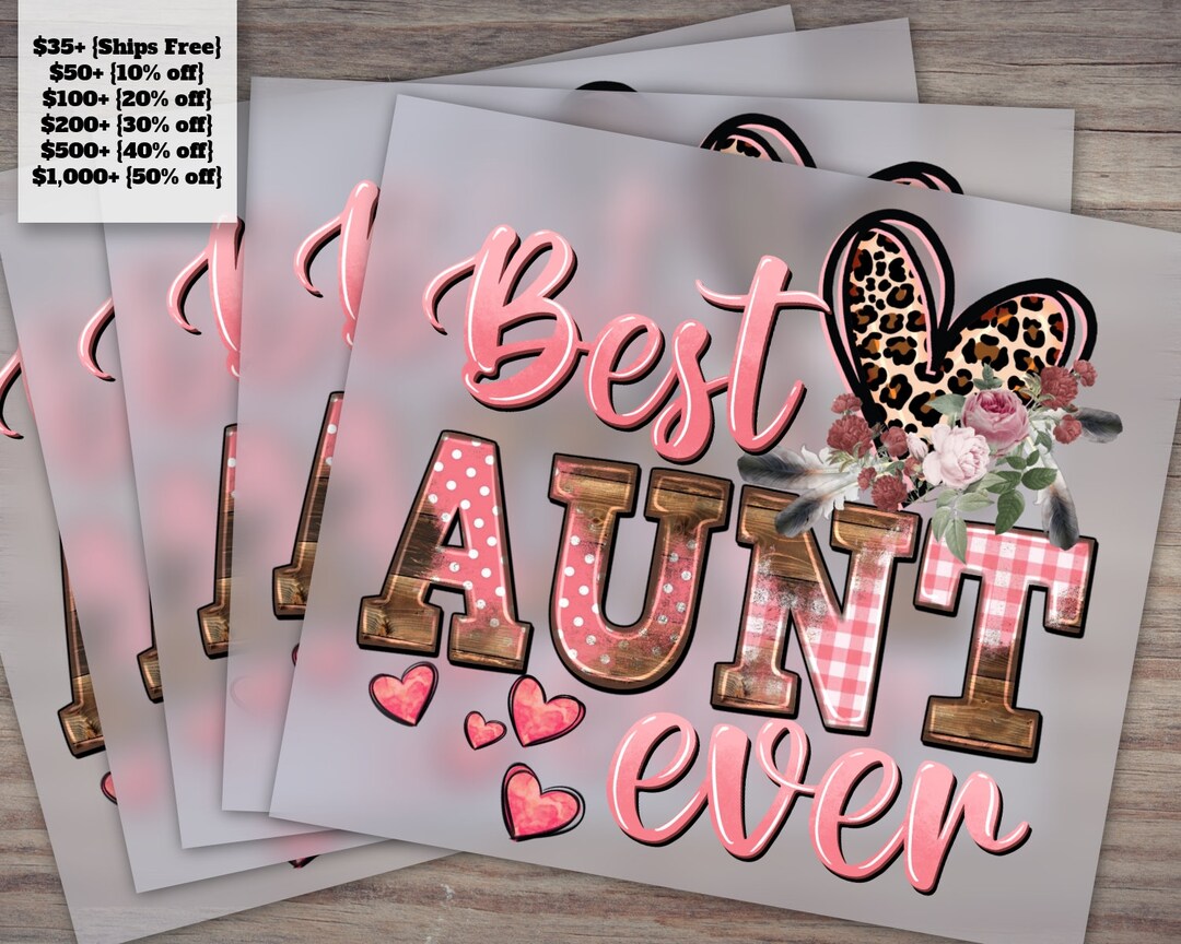 Top-rated Aunt Love Design for Mother's Day Western Aunt Style, Ready ...