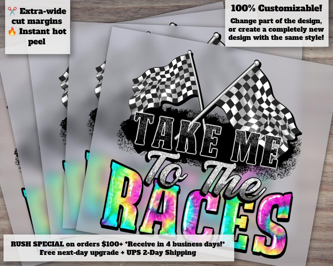 Race Day Ready: Sports Theme Design for Heat Transfer and Press | Game ...