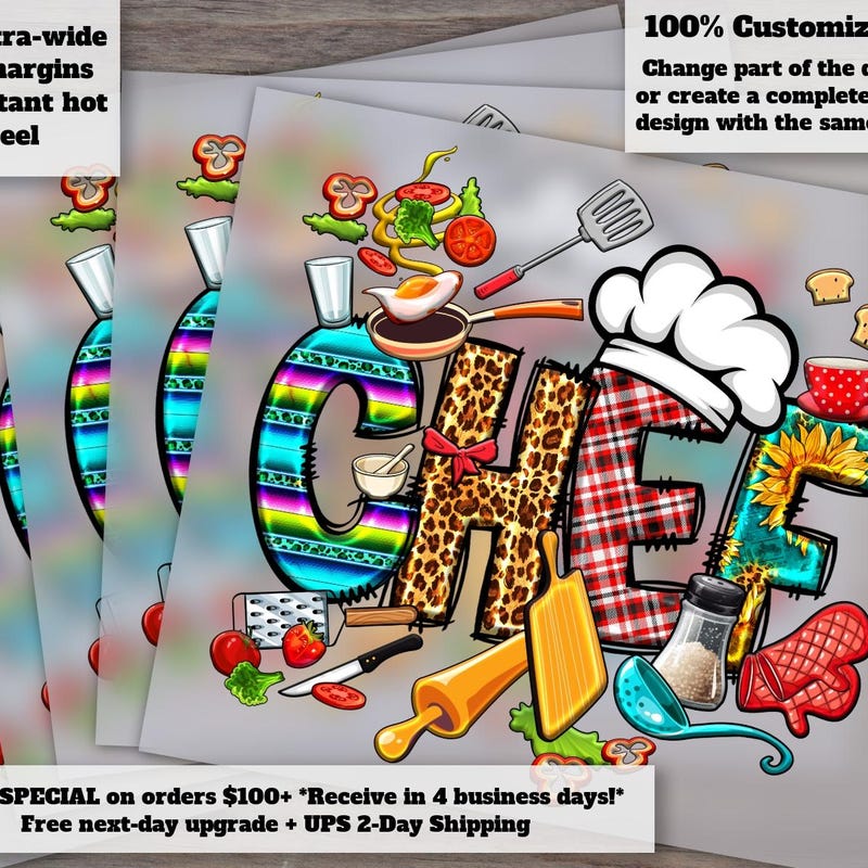 Dtf Culinary Transfer - Etsy