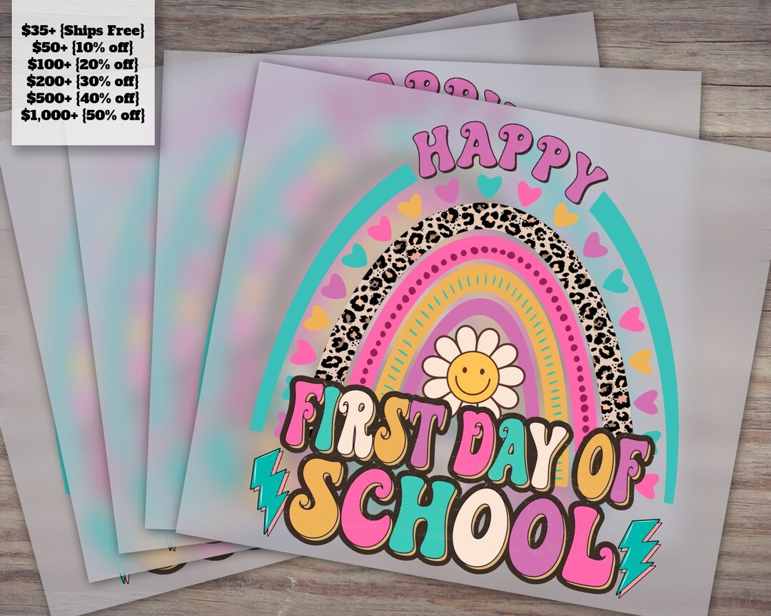 Groovy Back to School and Teaching Crew Designs, Retro First Day of ...