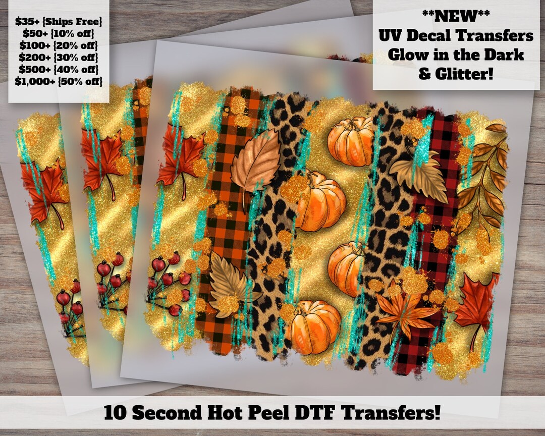 Autumn Leaves and Western Design for Sublimation Ready to - Etsy